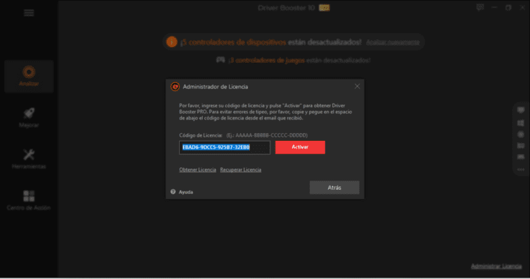 Driver Booster 10 Key - Licencia + Actualizaciones Gratis