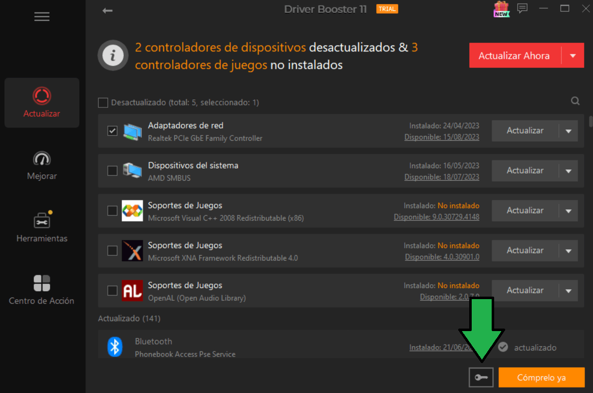 Driver Booster 11 Pro Key – Licencia + Actualizaciones Gr…