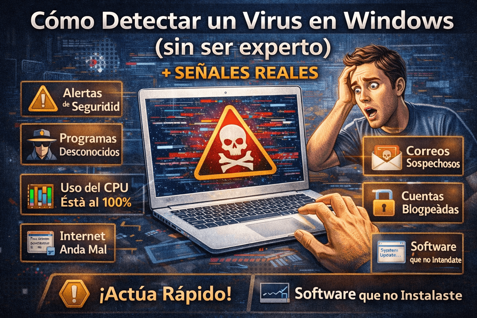 Cómo Detectar Un Virus En Windows (sin Ser Experto) + Señ…