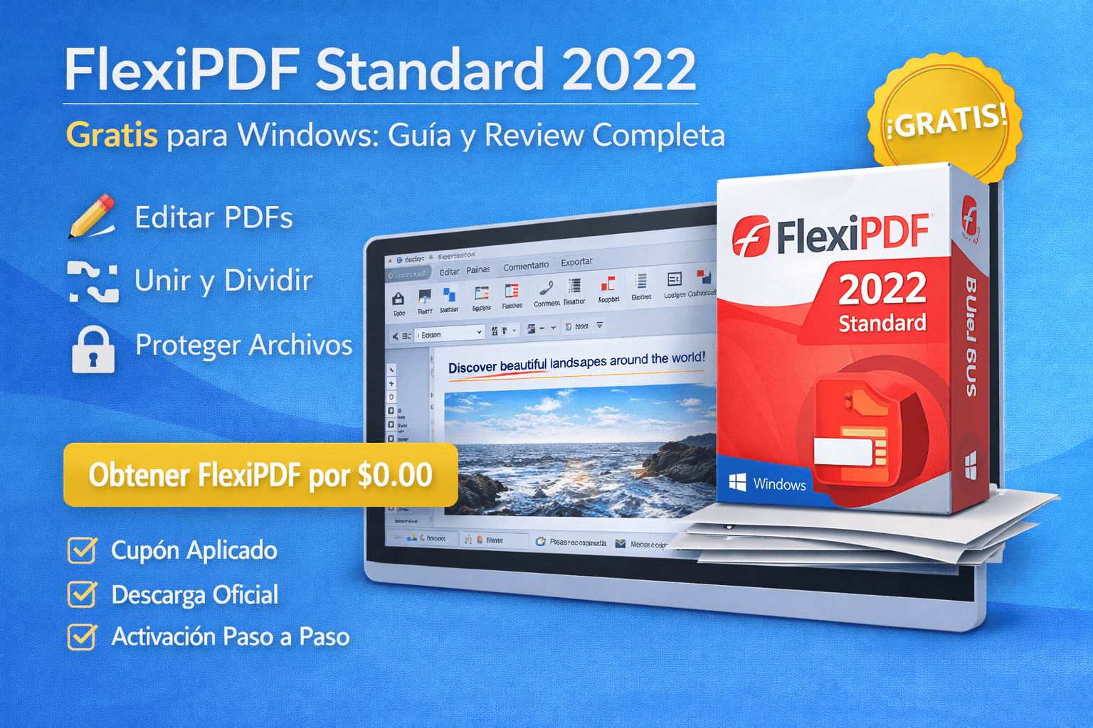 FlexiPDF Standard 2022 Gratis Para Windows: Guía Y Review…