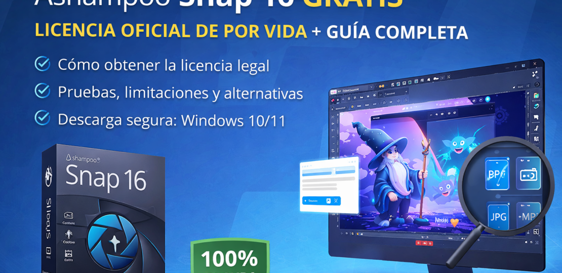 Guía Completa De Ashampoo Snap 16: Licencia Gratis Oficia…