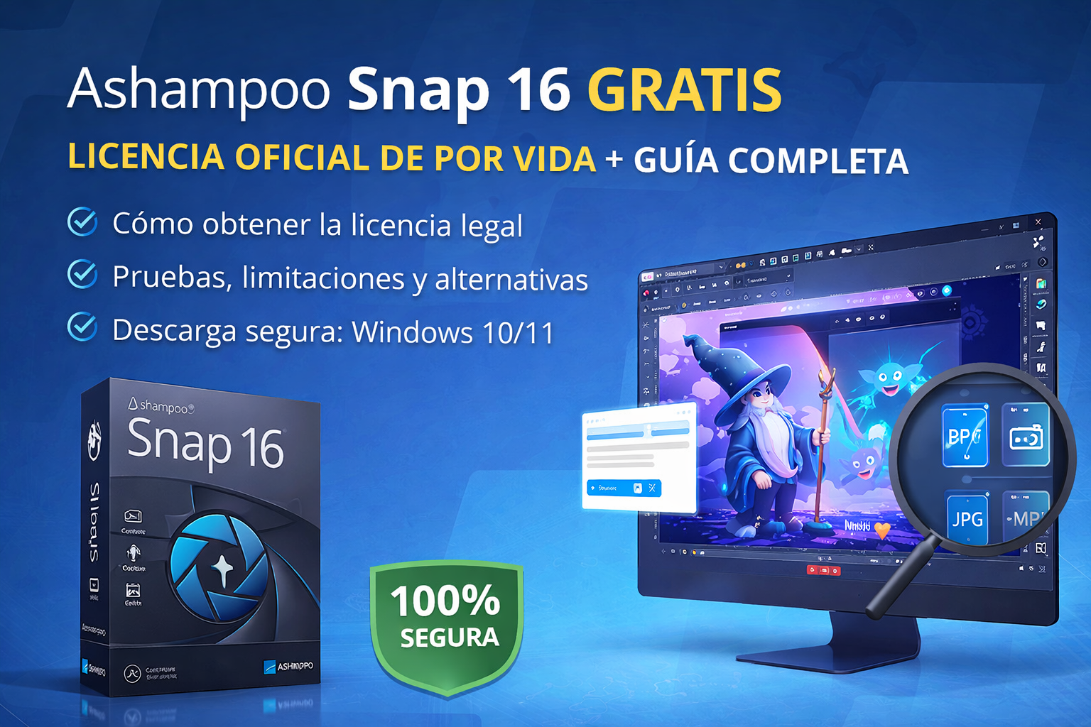 Guía Completa De Ashampoo Snap 16: Licencia Gratis Oficia…
